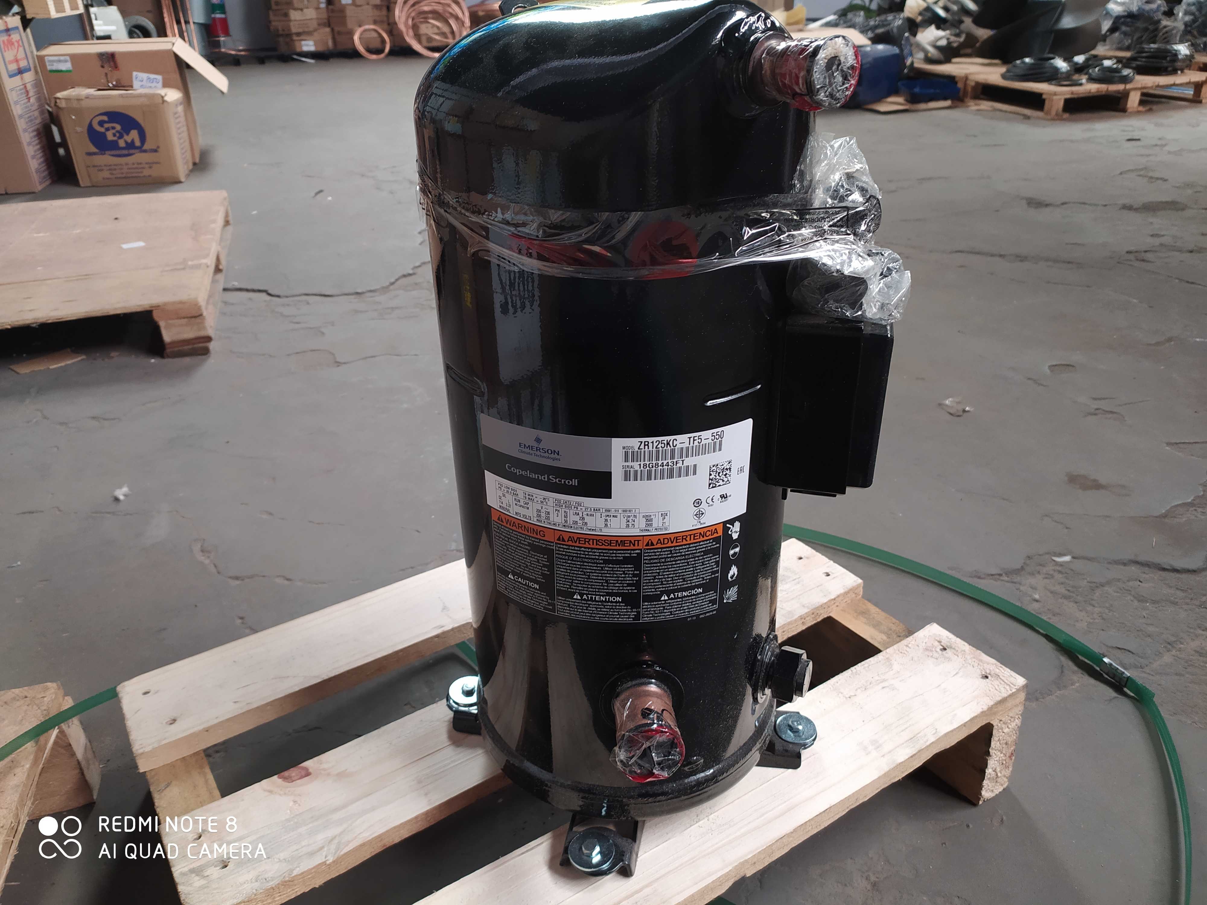 COMPRESSOR COPELAND SCROLL 10,5 TR ZR125KC-TF5-550 ZR125KC-TF5- 220/3 ...